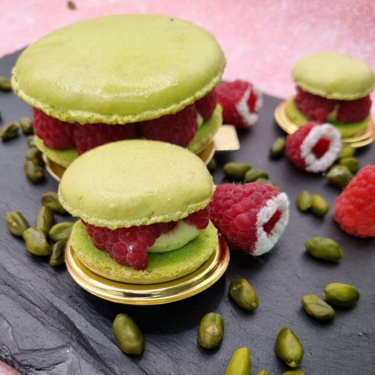 Macaron Pistache Framboise