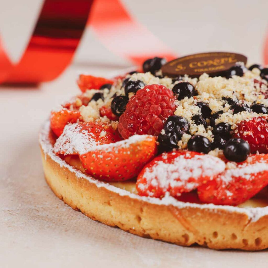 Tarte aux fruits rouges