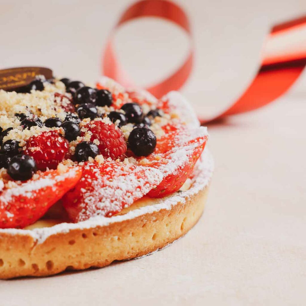Tarte aux fruits rouges
