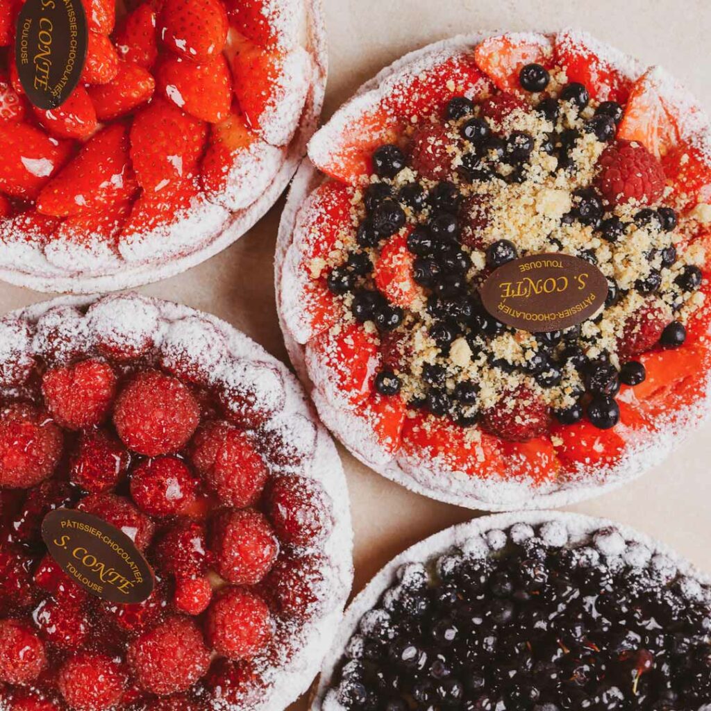 Tarte aux fruits rouges